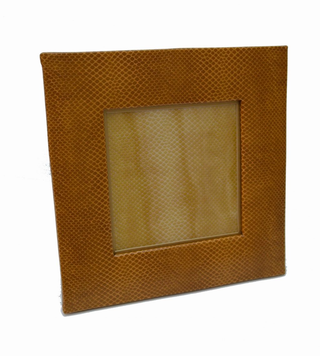 Faux Snakeskin Picture Frame 4×4 (various colours) | Baker Rhodes